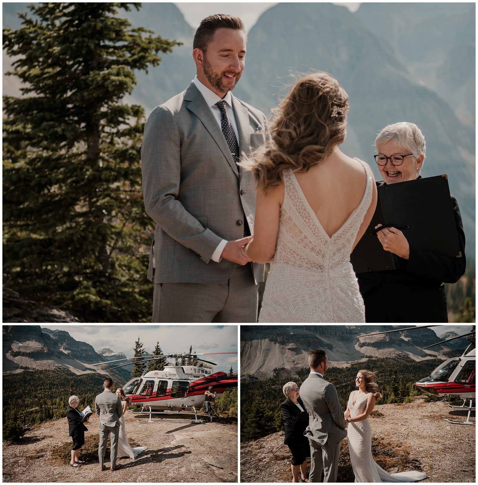 Canmore Helicopter Elopement - lenajenisephotography.com