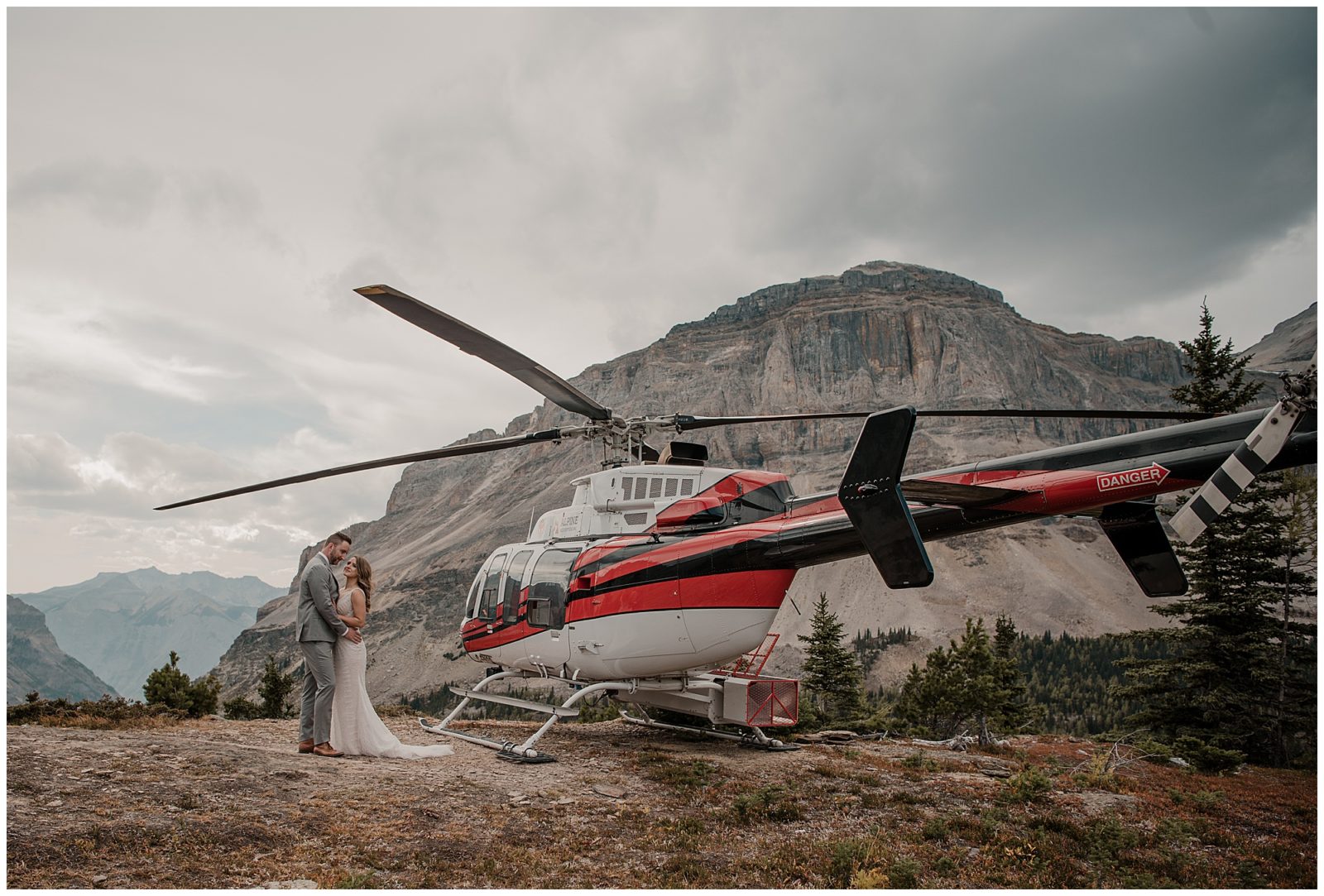 Canmore Helicopter Elopement - lenajenisephotography.com