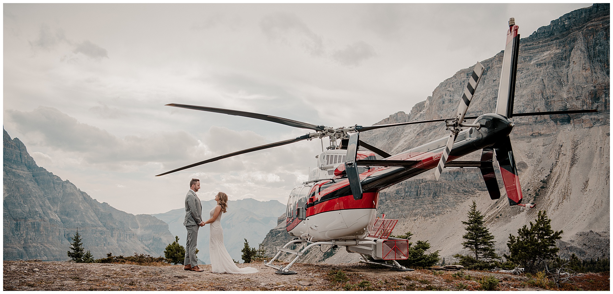 Canmore Helicopter Elopement - lenajenisephotography.com