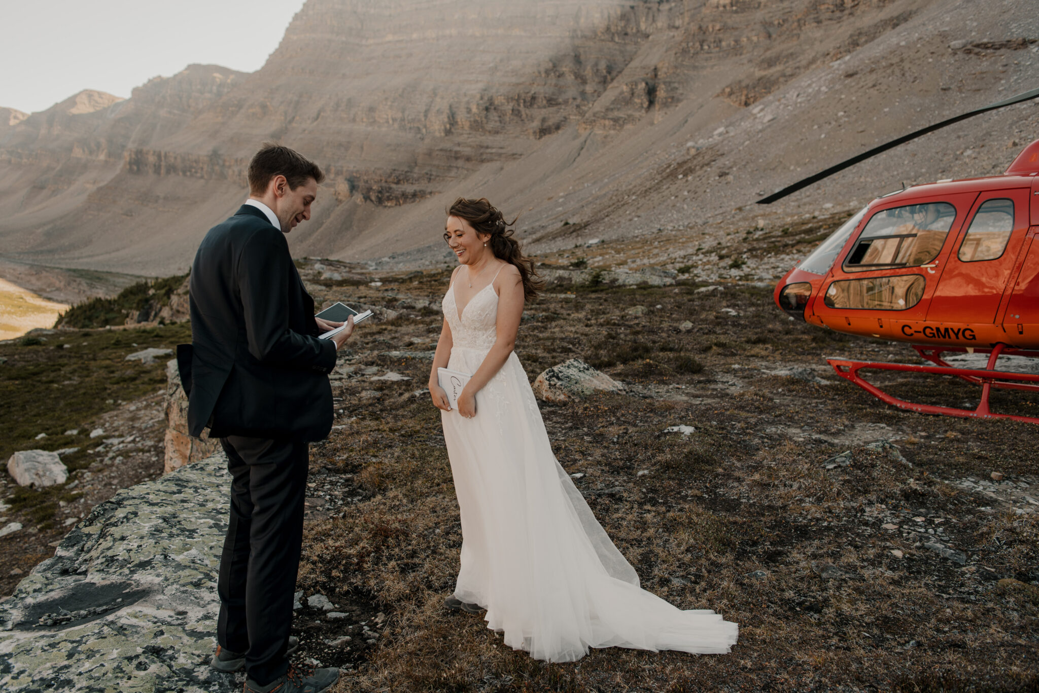 Abraham Lake Helicopter Elopement - lenajenisephotography.com